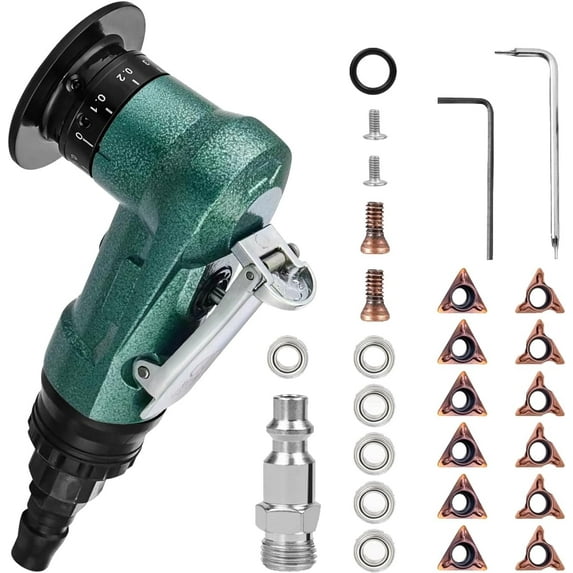 2 in 1 Mini Pneumatic Chamfering Machine, Handheld Air Chamfer Tool, 45 ...