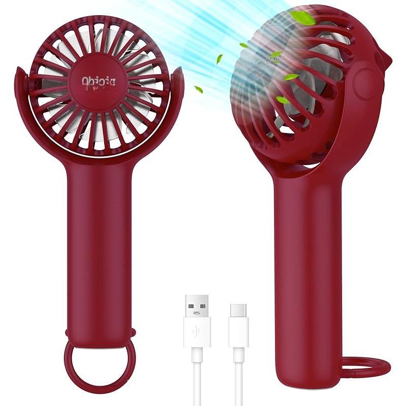 2 IN 1 Mini Portable Handheld Fan with Keychain Stand, Personal ...