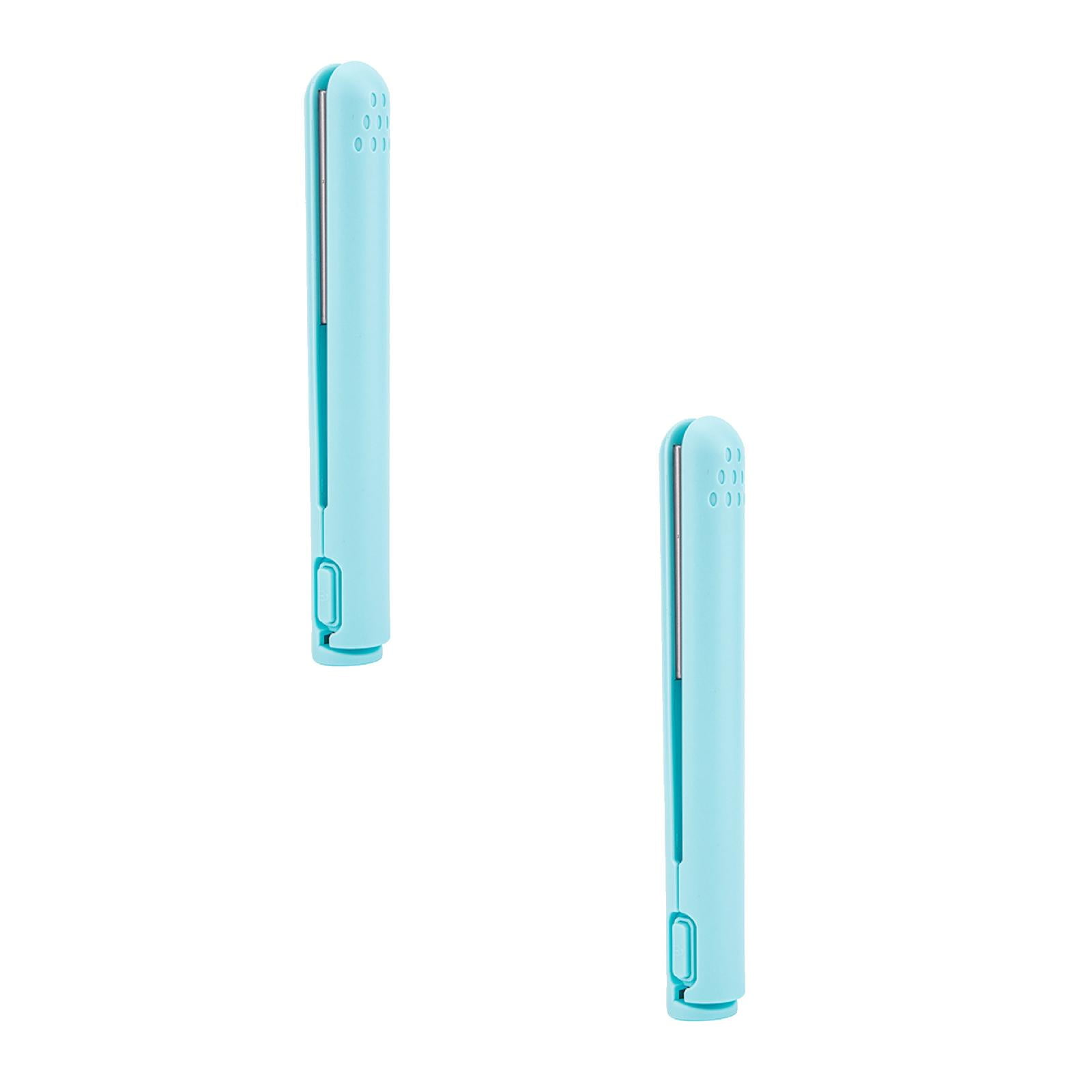 2 In 1 Mini Splint Curling Portable Travel Rechargeable Small Curler ...