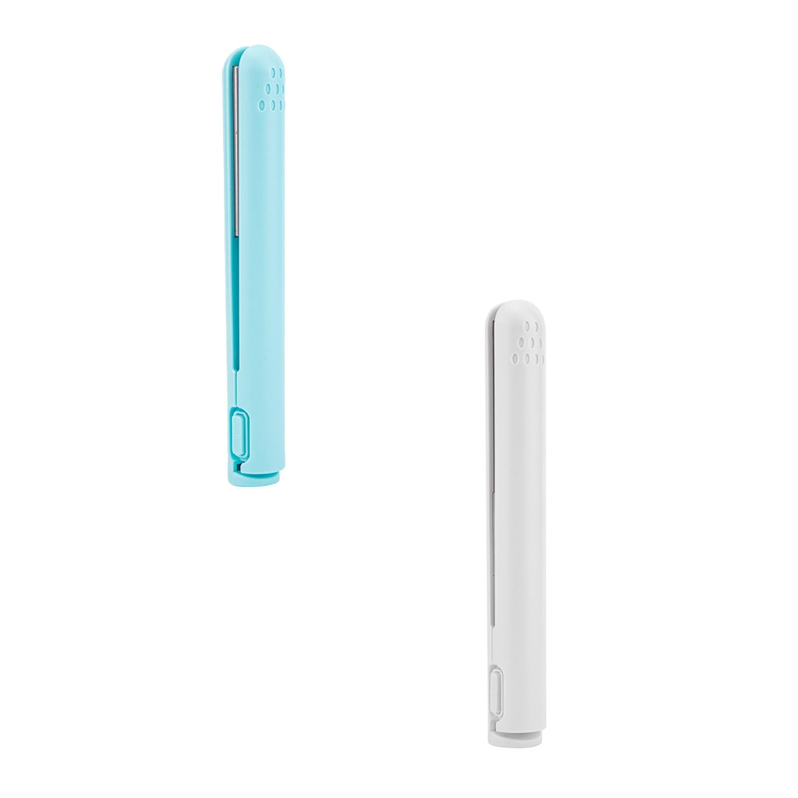 2 In 1 Mini Splint Curling Portable Travel Rechargeable Small Curler ...