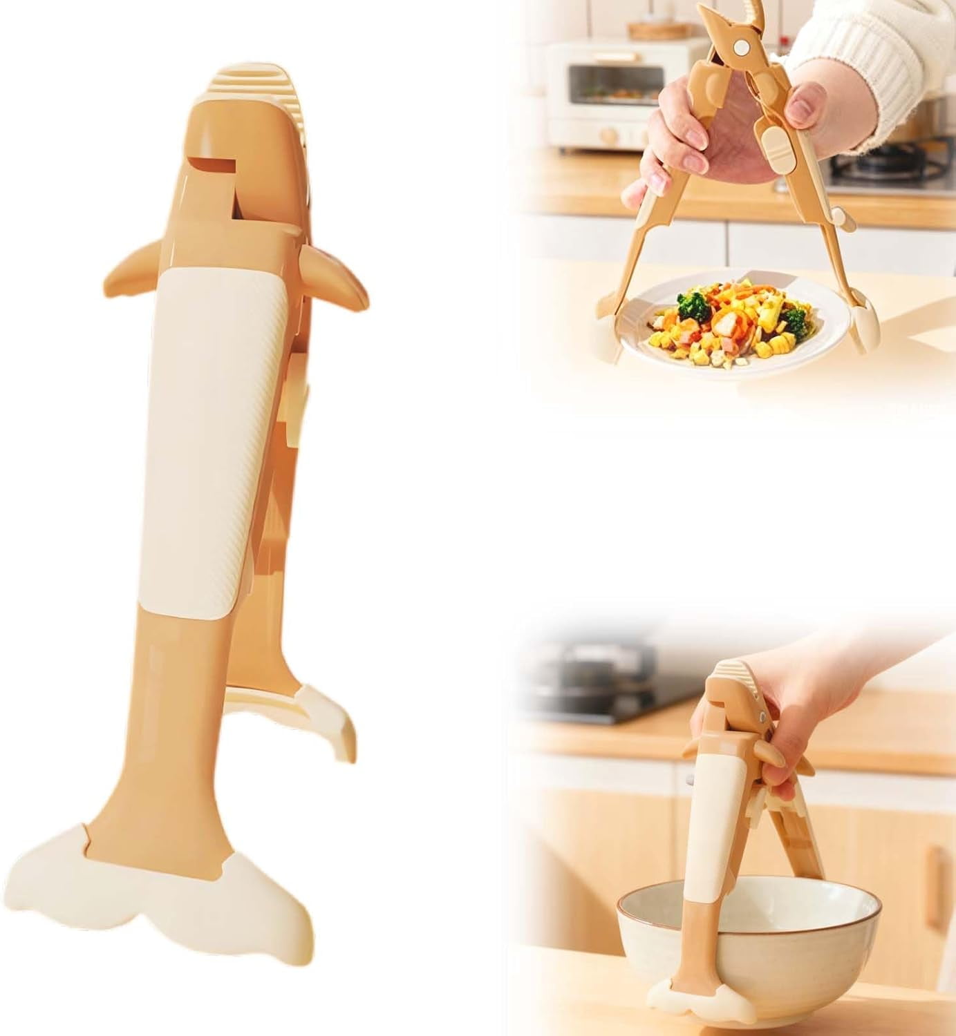 2 In 1 Multi Purpose Heatproof Dish Gripping Clamps, Anti Scalding Non ...