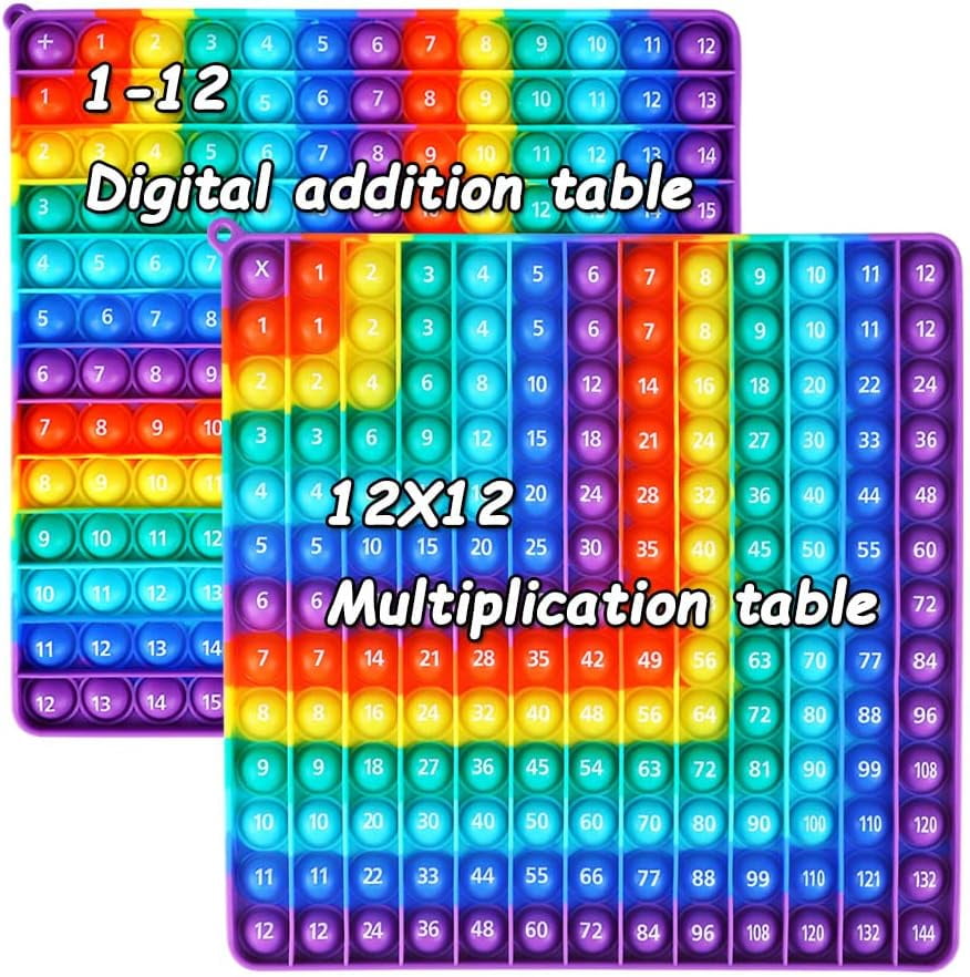 2 in 1 Multiplication Table Game and Digital Addition Table P0PP Math ...