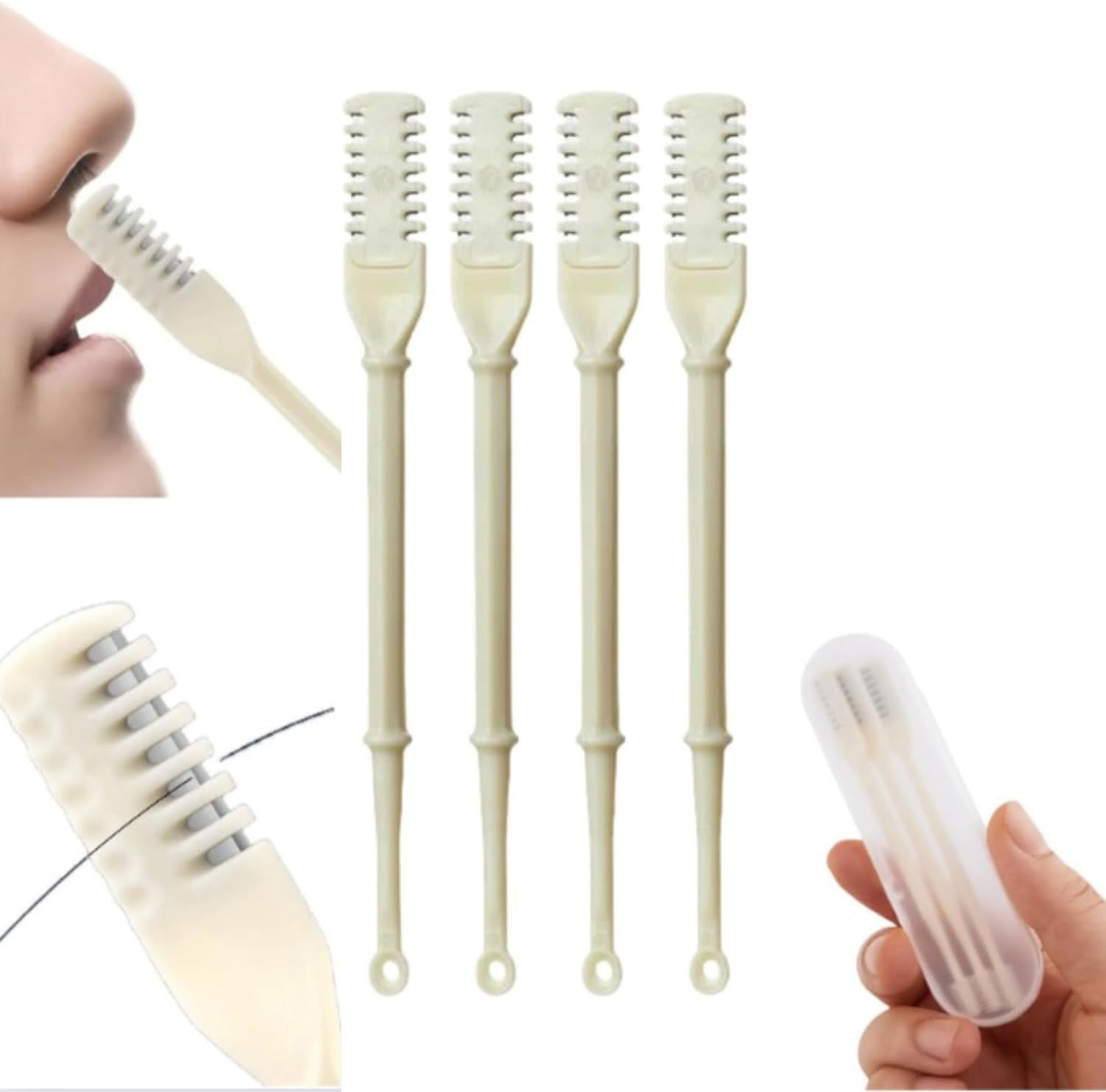 2 in 1 Nasal Hair Cutter, 2024 Upgraded Nostril Hair Remover Tool ...