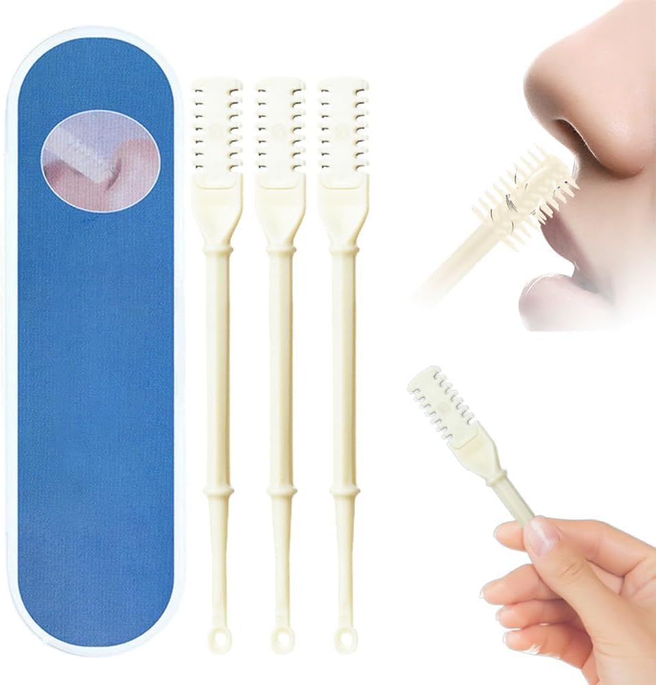 2 in 1 Nasal Hair Cutter, 2025 Upgraded Nostril Hair Remover Tool ...