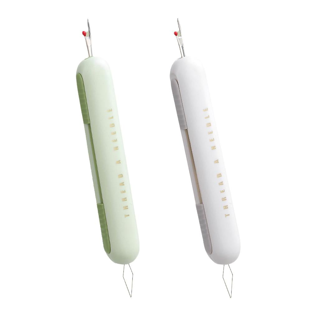 2 in 1 Needle Threader Seam Ripper, 2024 New Upgraded Needle Threaders ...