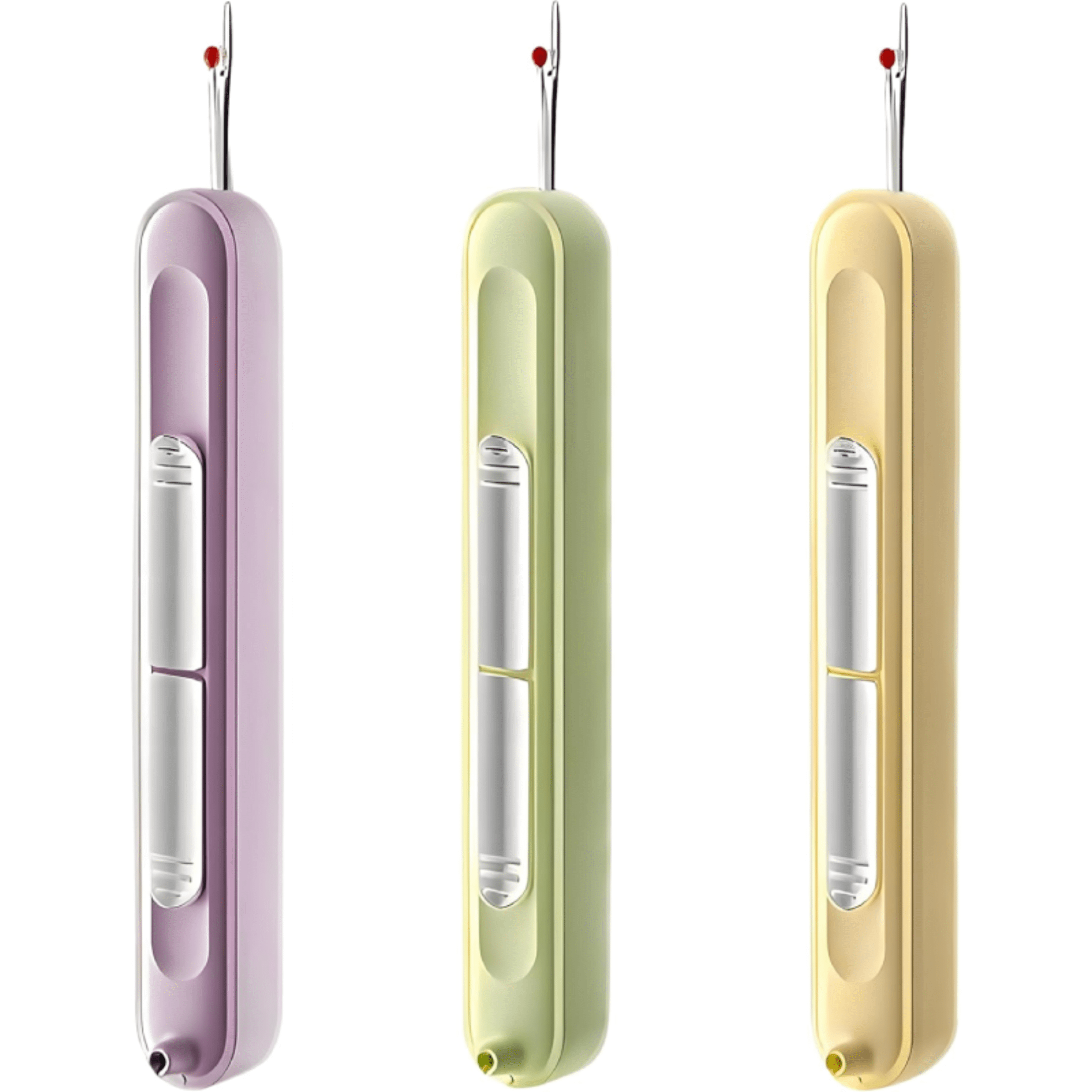 2 in 1 Needle Threader Seam Ripper, Upgraded Retractable Needle ...