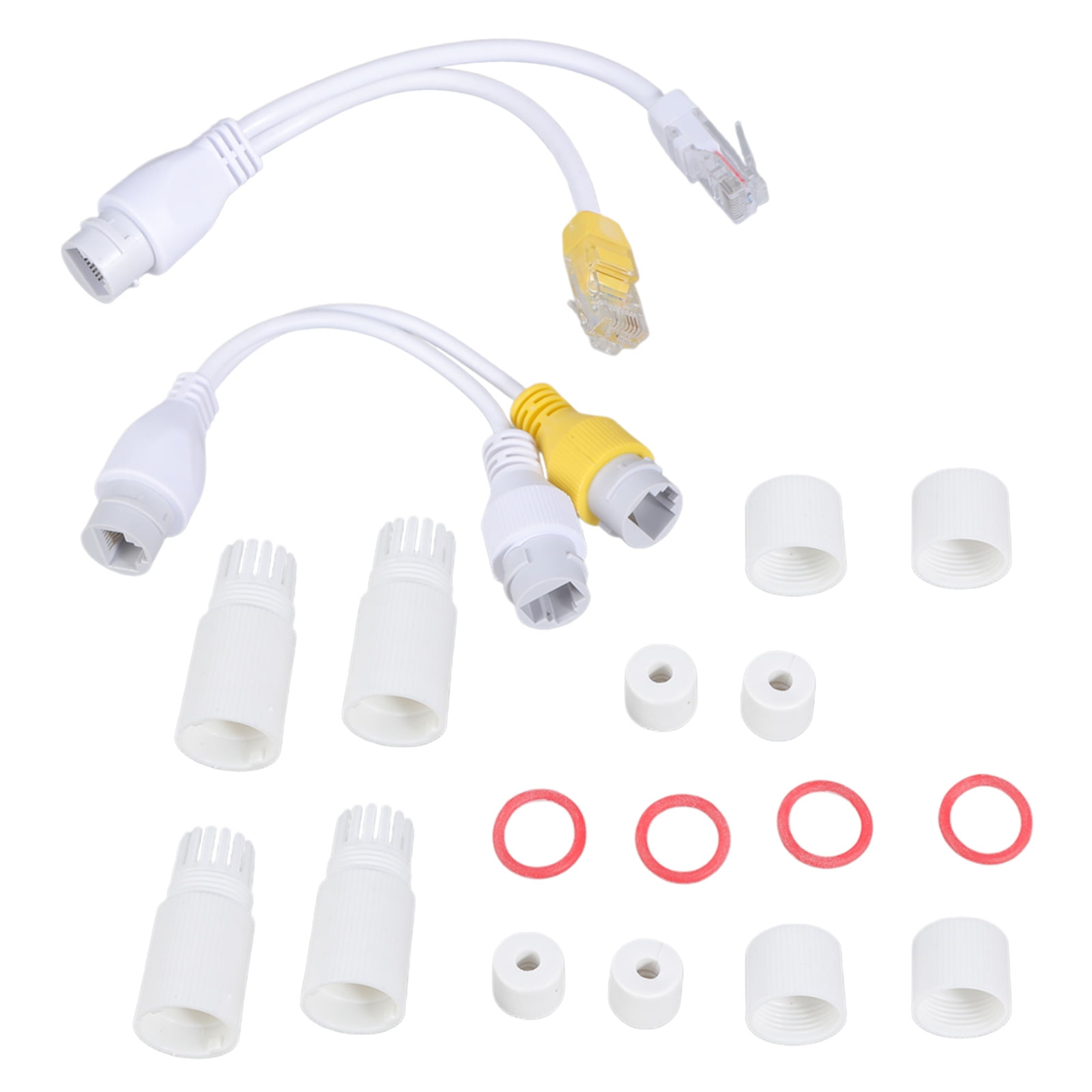 2 in 1 Networking Cabling Connector RJ45 Connector Install Double ...