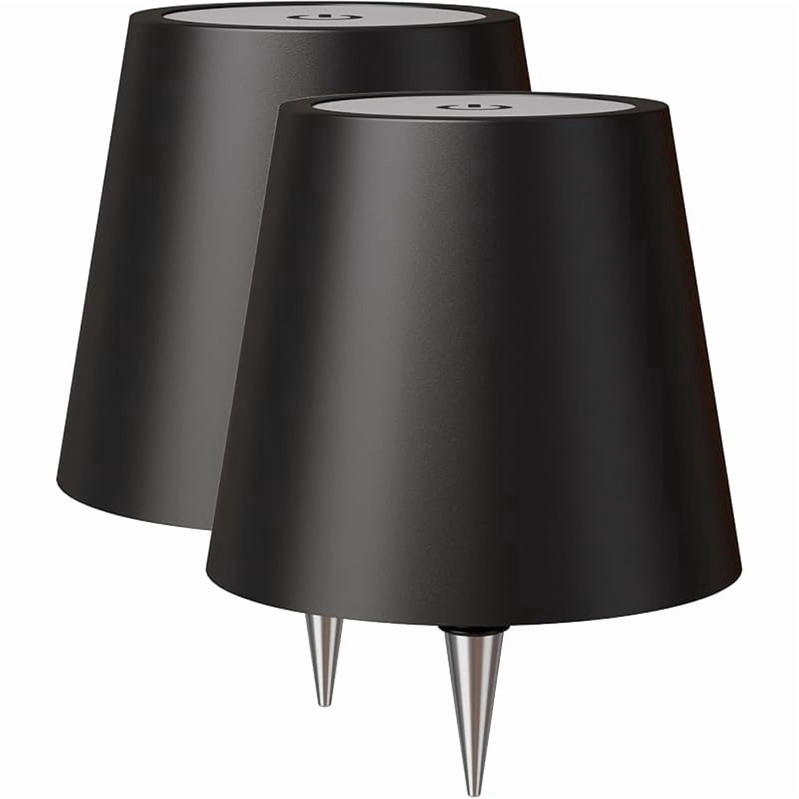 2/1 Pack, ABS Material 3-Color Adjustable Rechargeable LED Bottle Lamp ...