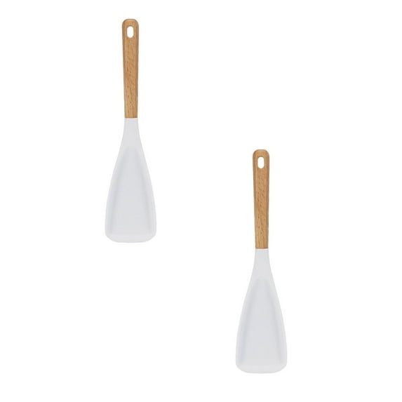 2/1 Piece Cooking Spoon, Multifunctional Spatula, Silicone 2-in-1 ...