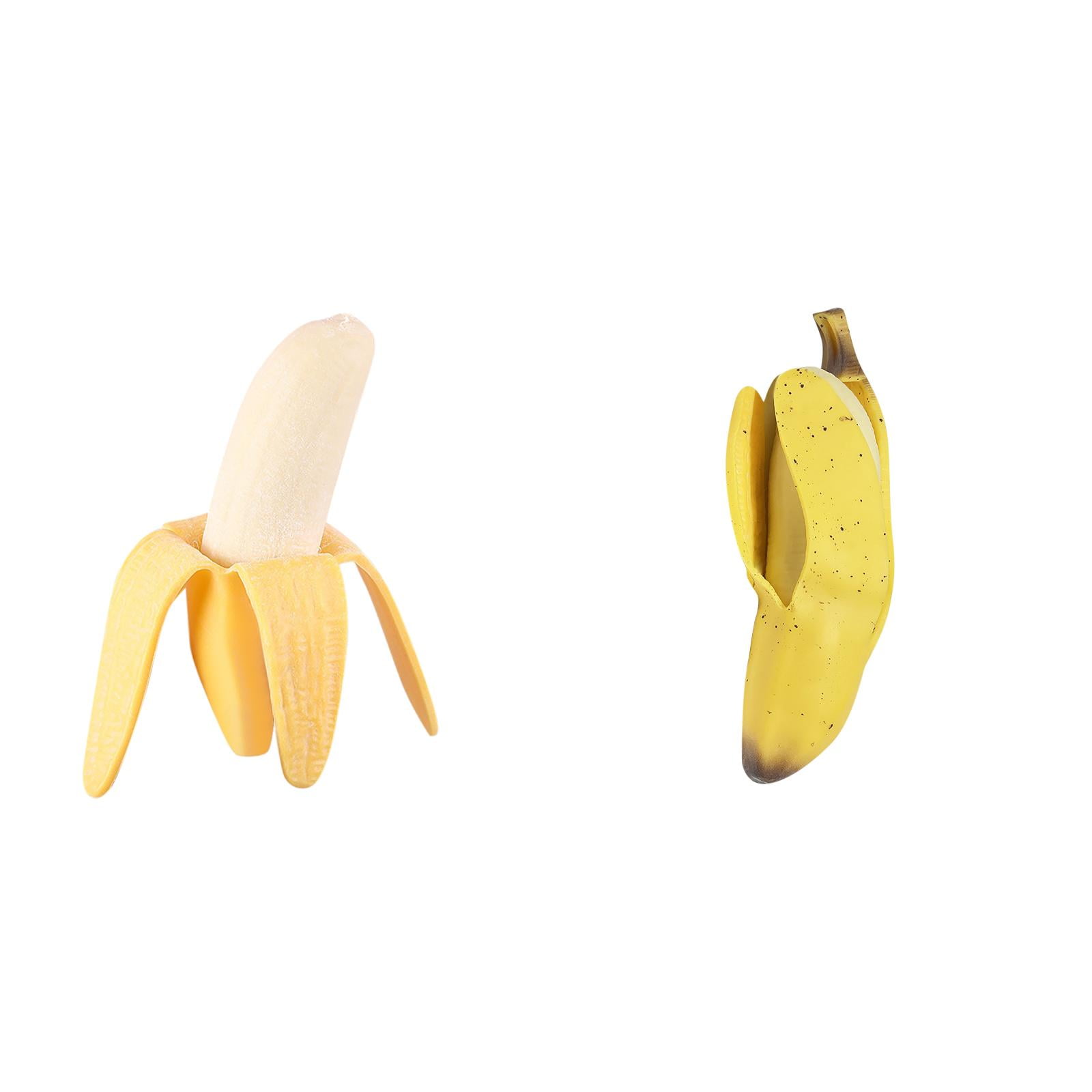 2/1 Pieces Banana Squishies Stress Relief Soft Scented Bananas Fruit ...