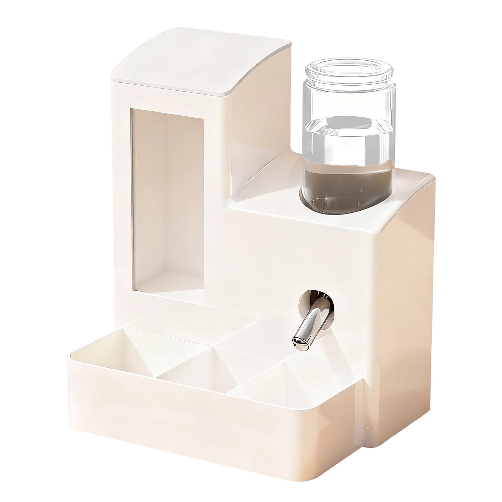 2 In 1 Pig Food Water Dispenser Rabbit Water Bottle Leak Proof 2 In 1 ...