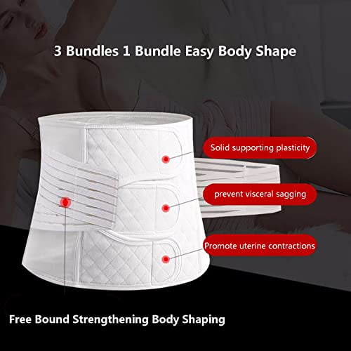 2 in 1 Postpartum Support Recovery Belly Wrap Postpartum Girdle C ...
