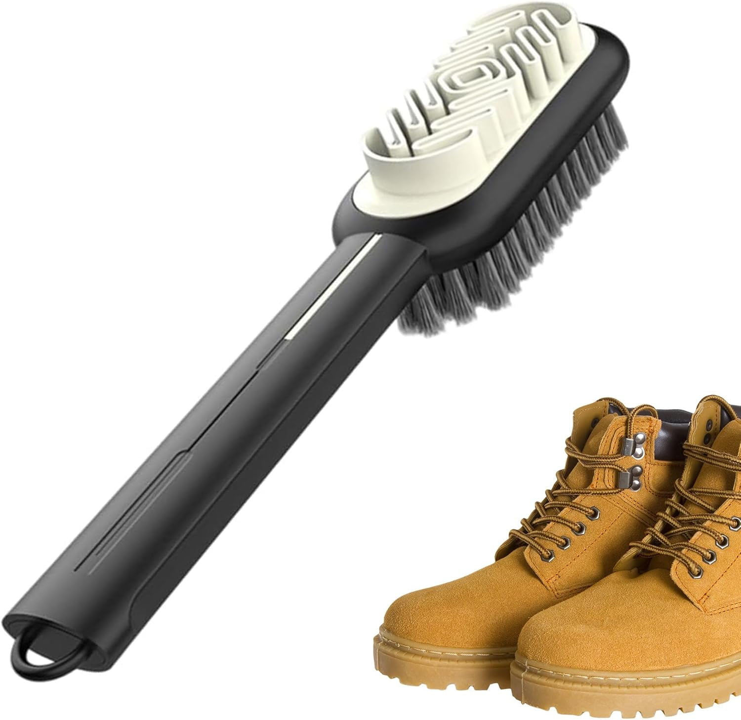 2 in 1 Scrub Suede Shoe Brush, 2026 New Double-Sided Rubber Polish ...