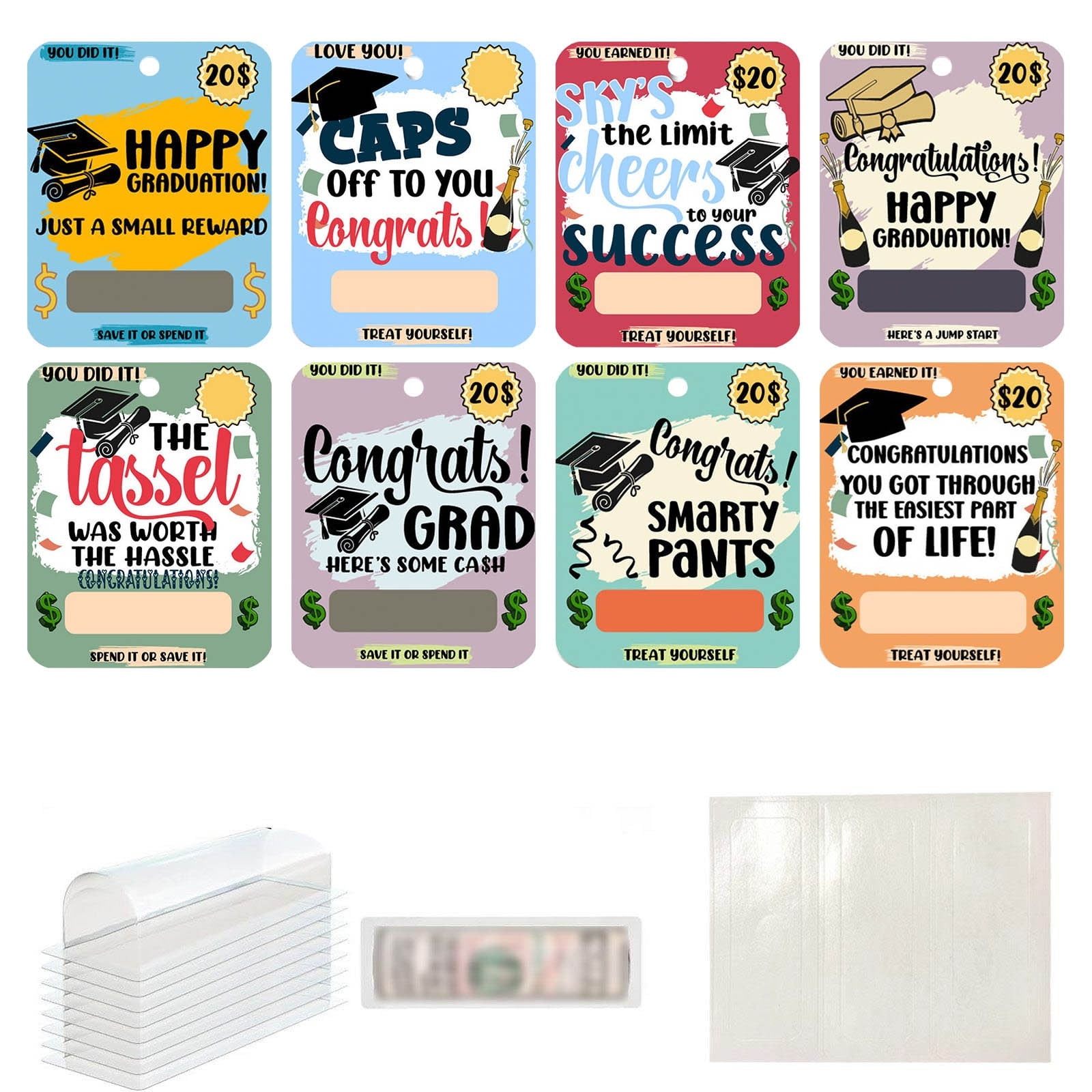 2/1 Sets Sublimation Money Card Blanks Father'S Day Money Gift Card ...