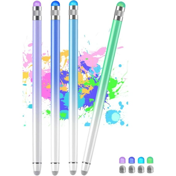 2 in 1 Stylus Pens for Touch Screens High Sensitivity & Precision iPad ...