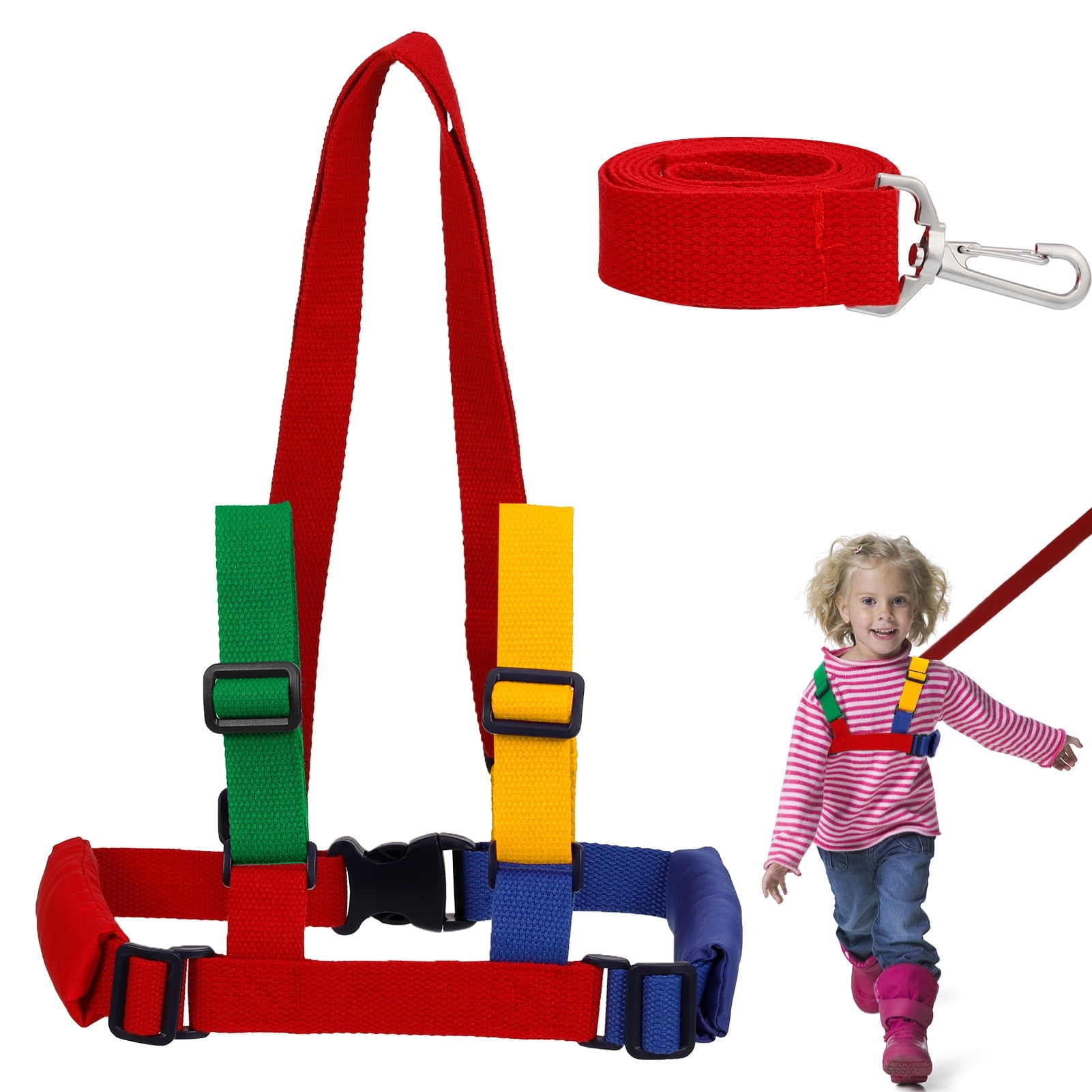 2 in 1 Toddler Safety Harness,Walking Learning Helper,Child Walking ...