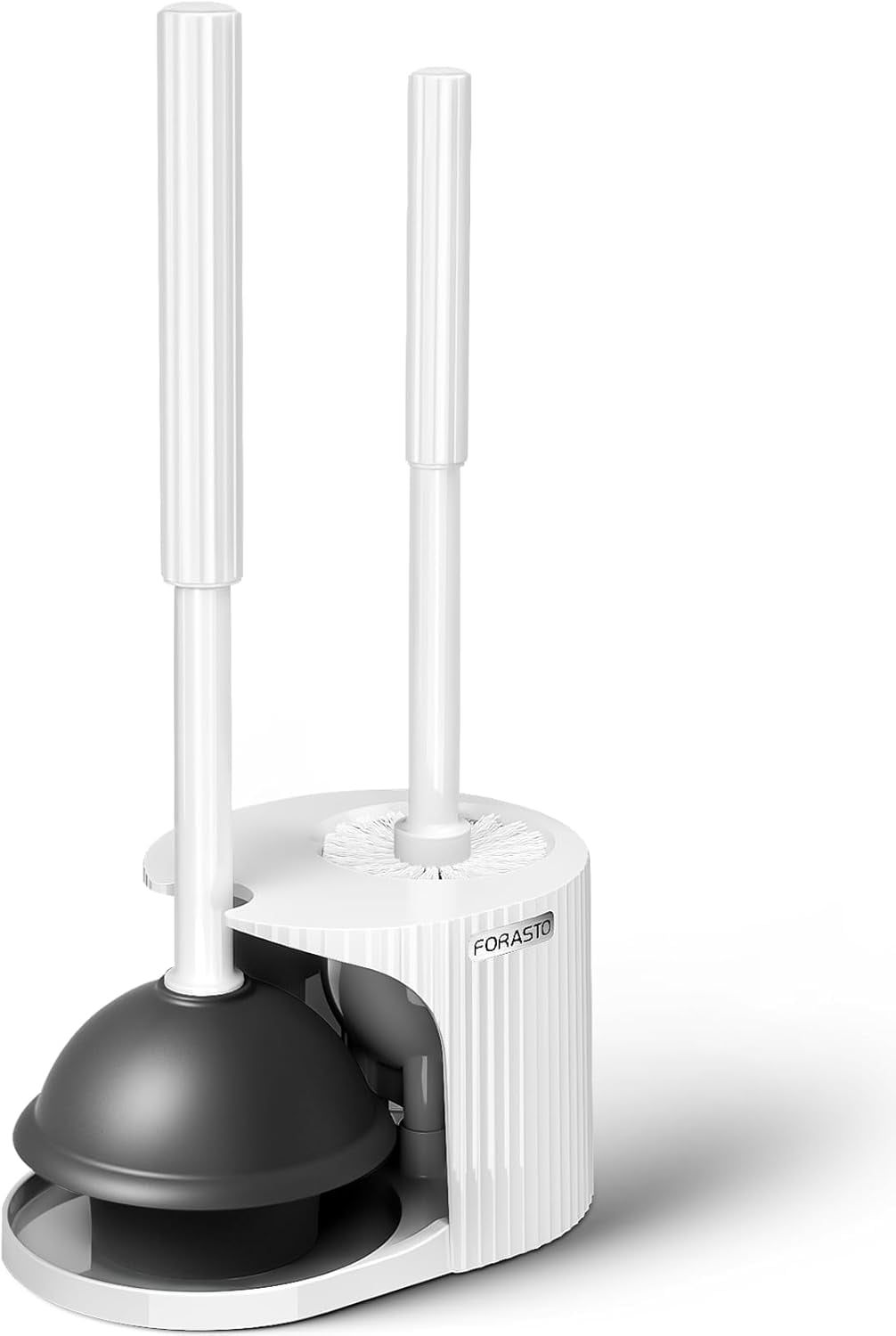 2 in 1 Toilet Brush and Plunger Set, Toilet Bowl Brush Plunger Set ...