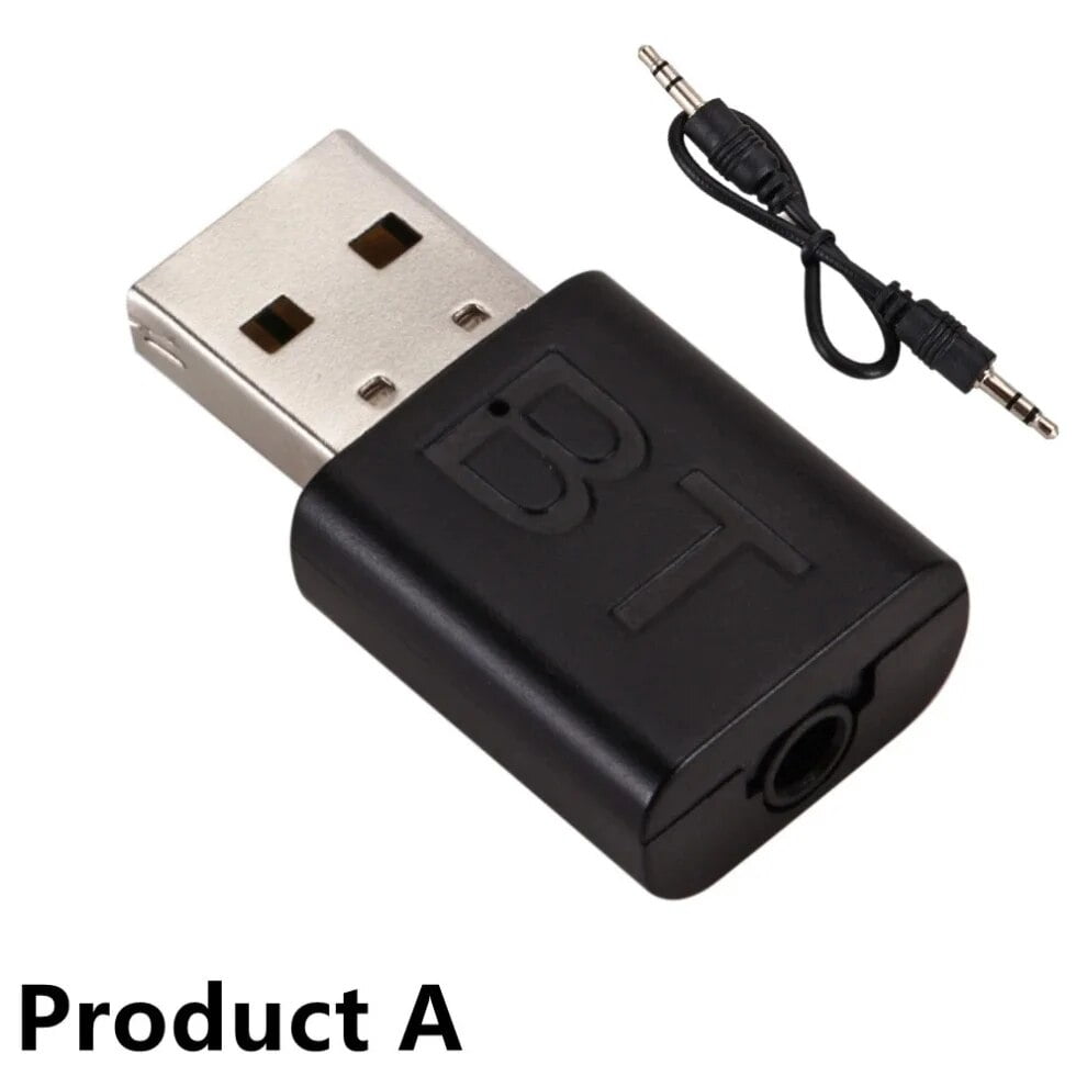 2 in 1 USB Bluetooth 5.0 Adapter Bluetooth Receiver USB Dongle Adapter ...