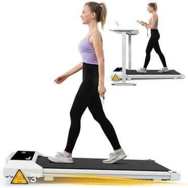 Yescom Treadmill 2 in 1 Under Desk 2.25HP Folding Electric Running ...