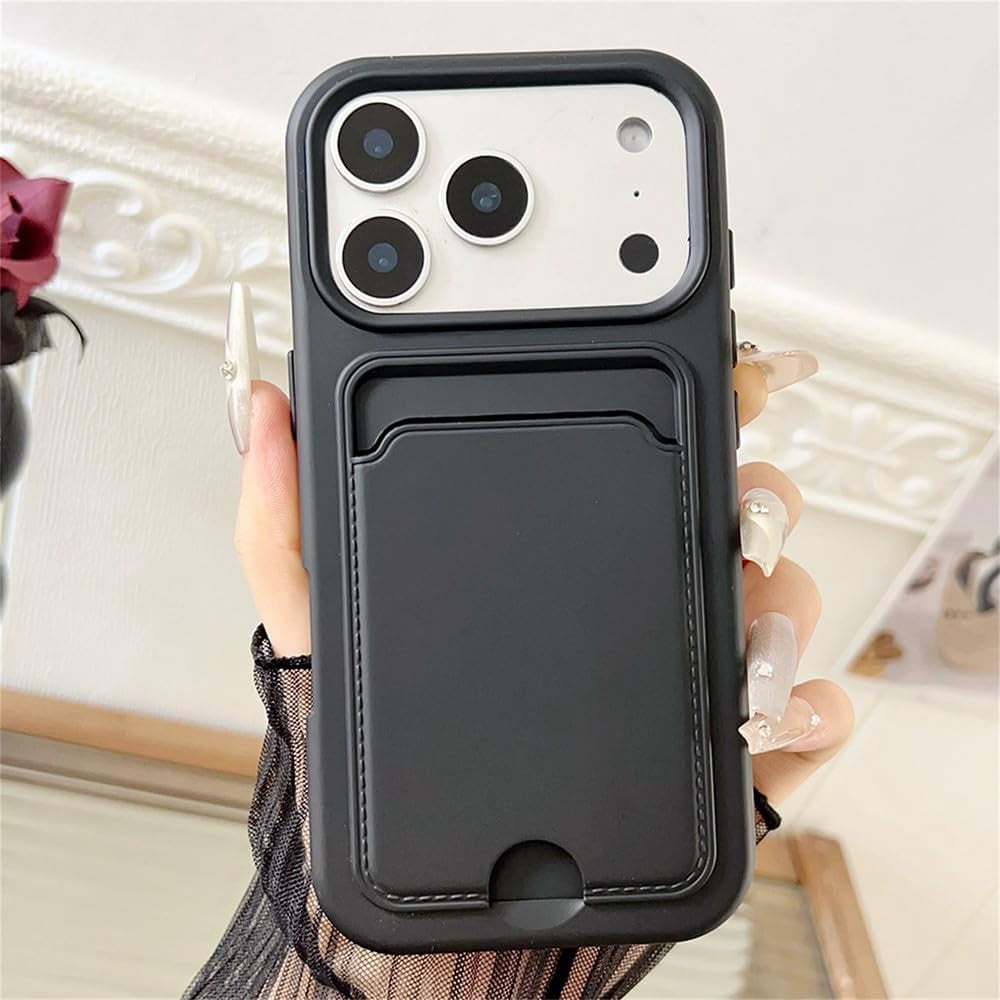 2 in 1 Wallet Card Holder Silicone Phone case for iPhone 17 16 15 14 13 ...