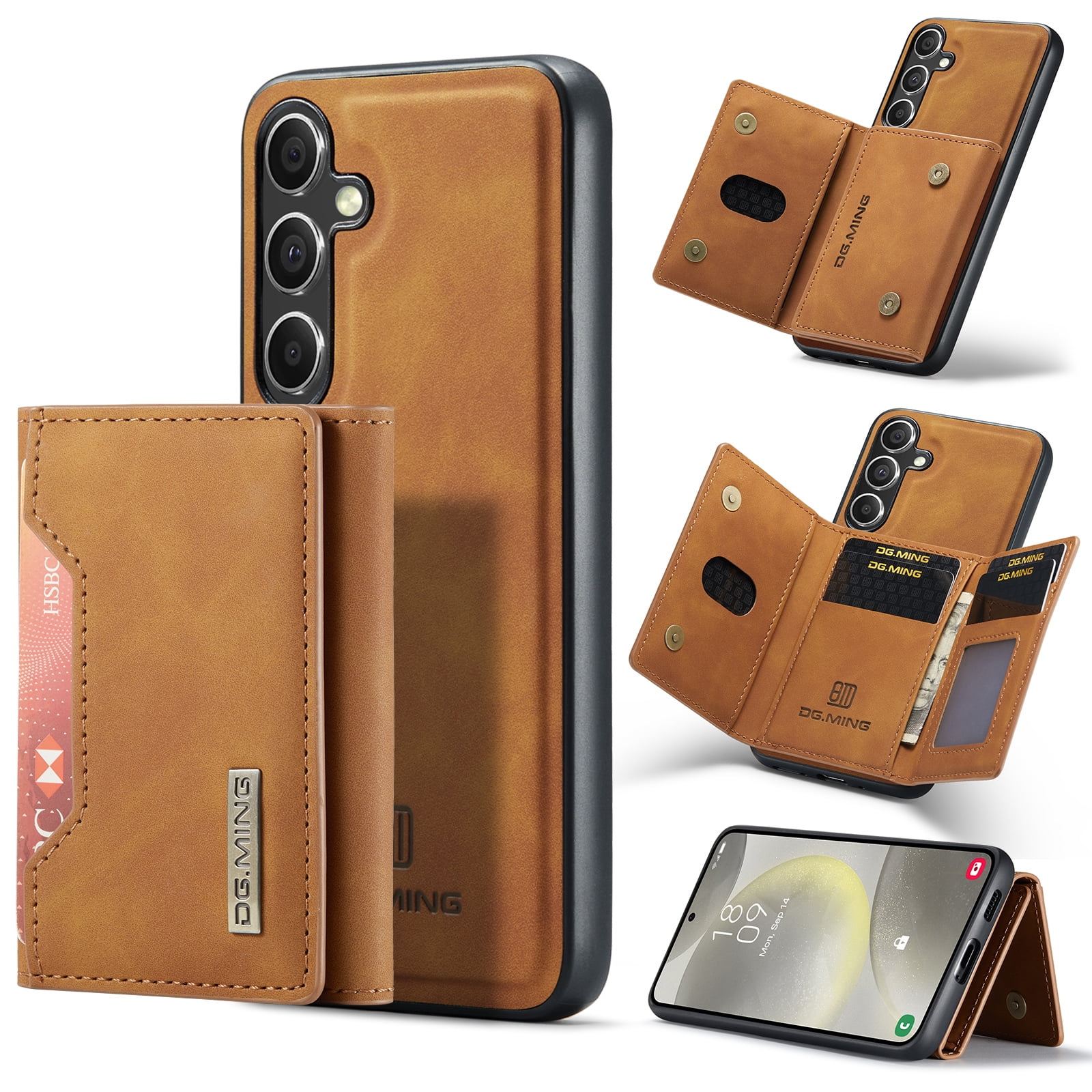 2 in 1 Wallet Case for Samsung Galaxy S25+ Plus for Women Men ...