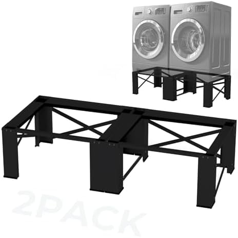 2 in 1 Washer and Dryer Pedestals, 29'' Laundry Pedestal Stand Risers ...