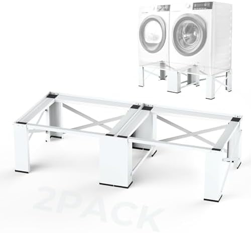 2 in 1 Washer and Dryer Pedestals, 29'' Laundry Pedestal Stand Risers ...