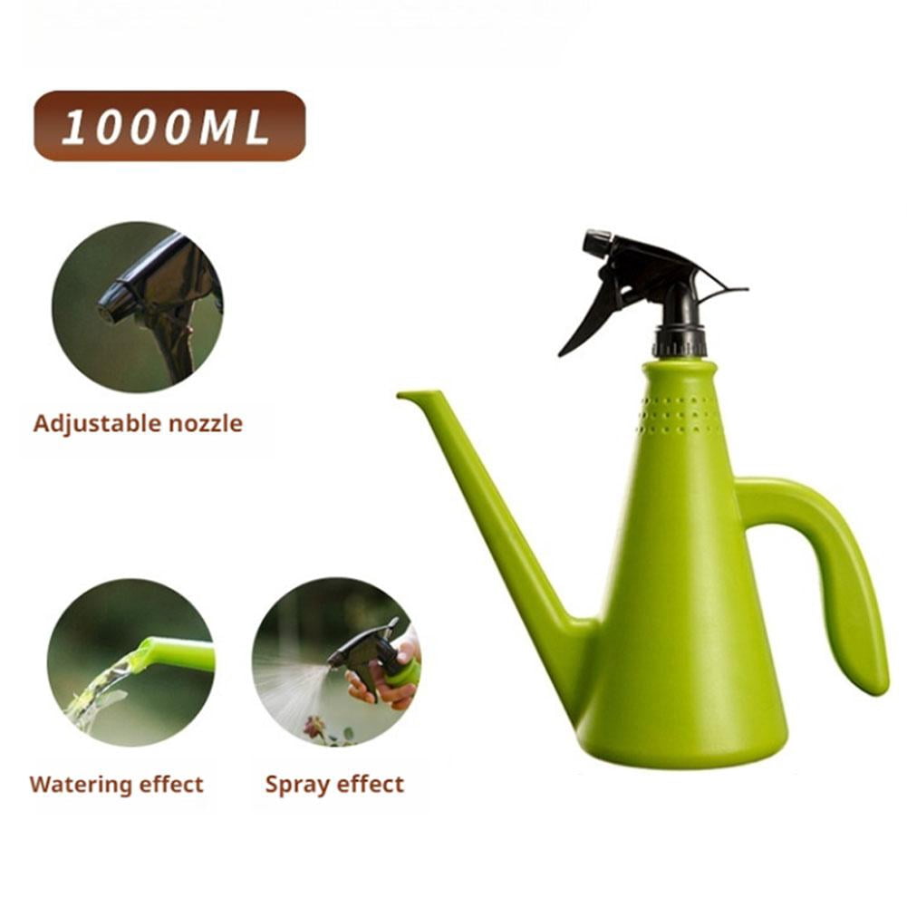 2 in 1 Watering Can with Sprayer, 1 L Plastic Dual-Purpose Sprinkler ...