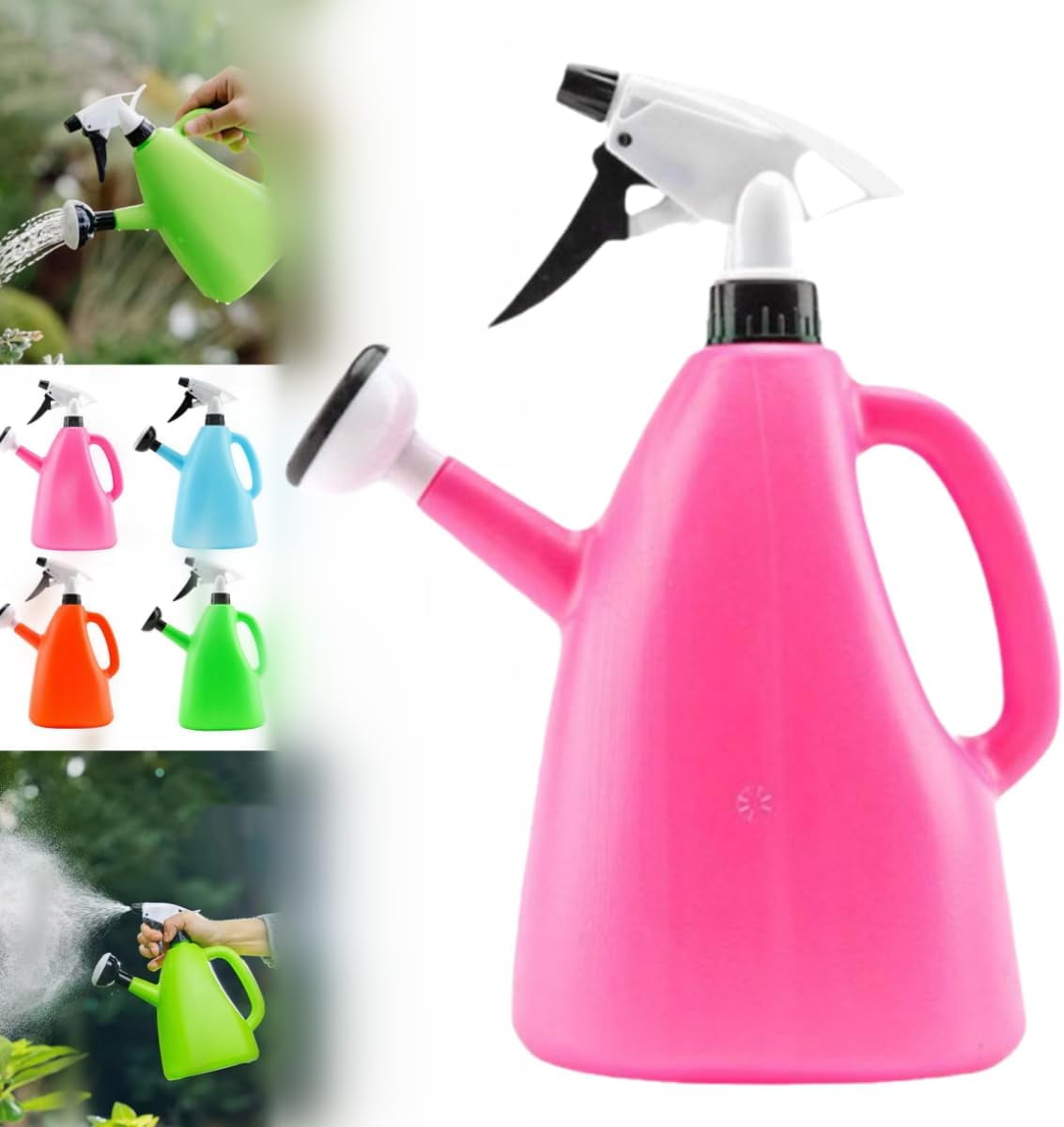2 in 1 Watering Can with Sprayer, Dual-Purpose Sprinkler Watering Can ...