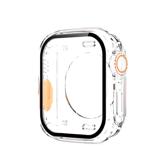 2 in 1 Waterproof Case for Apple Watch Screen Protector Series 9/8/7 ...