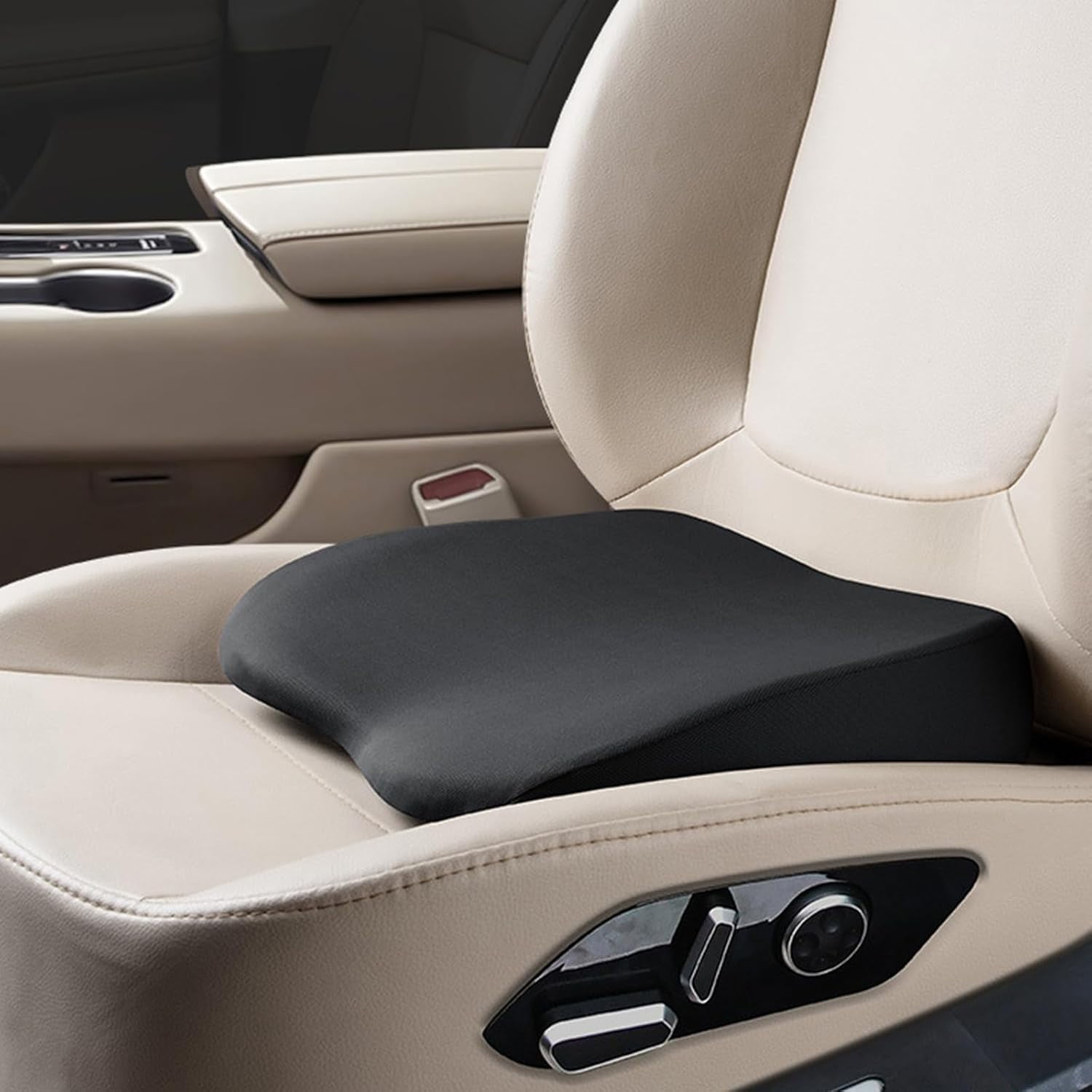 2 in 1 Wedge Car Cushions or Lumbar Support for Driving - 3.5 Inches ...