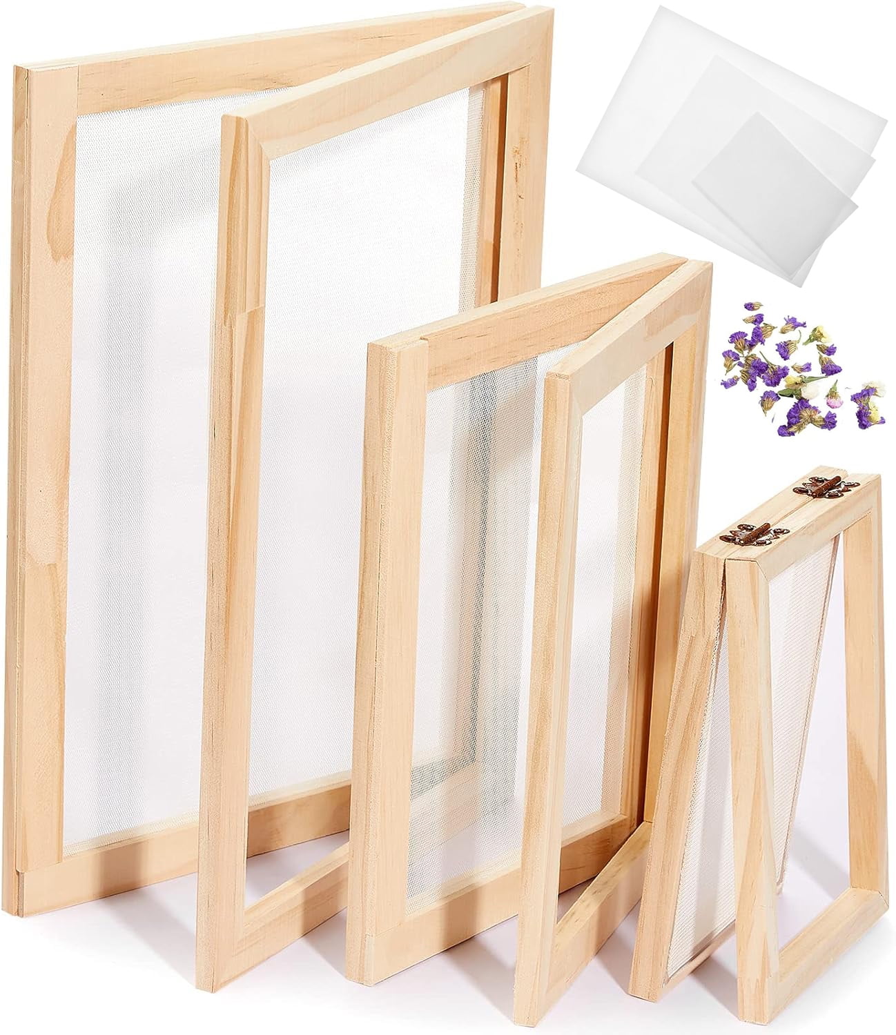 2 in 1 Wooden Paper Making Screen, Paper Making Mould, Wooden Paper ...