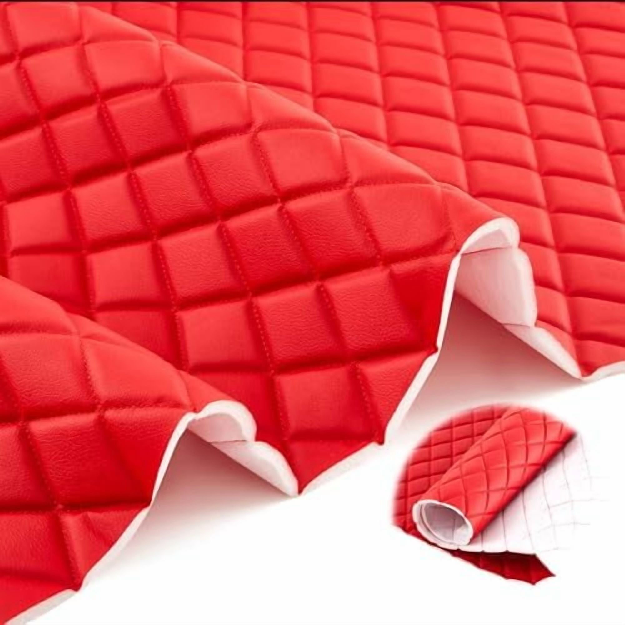 2.1 Yards Diamond Quilted Vinyl Headliner Material 55 in Wide Faux ...