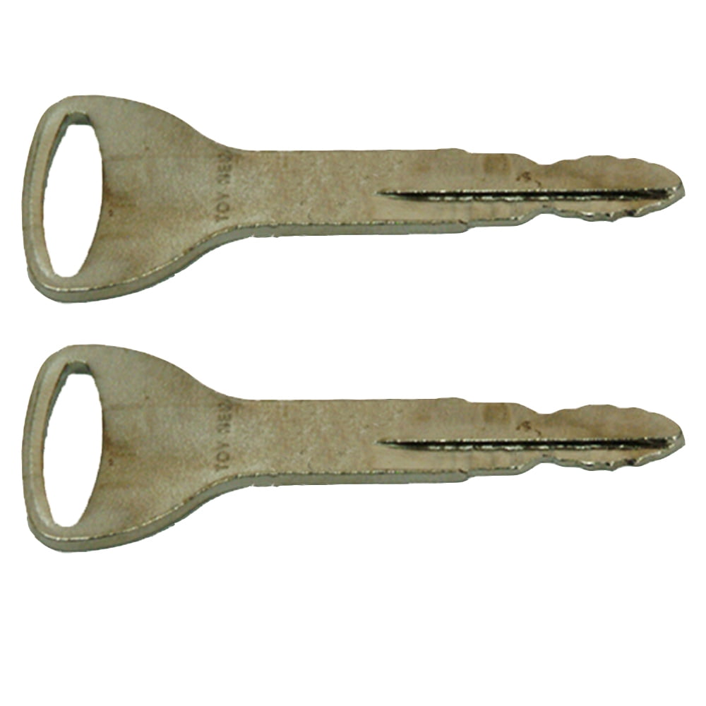 2 (1 pair) Fits Toyota Forklift Ignition Keys New Style - Walmart.com