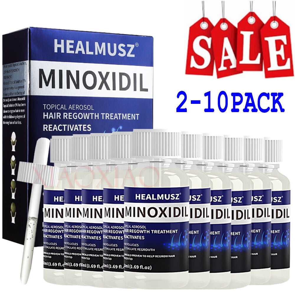 2-10 Bottles Minoxídil 5% Hair Regrówth Treatment 4 Month Supply ...