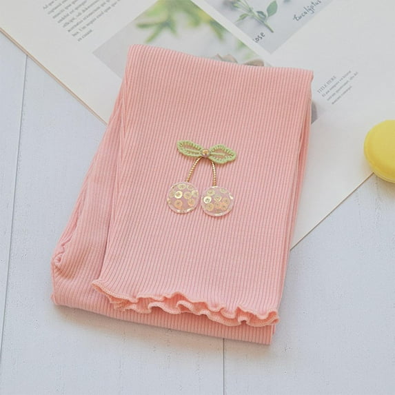 2-10 Years Children's Kids Pants Cute Mid Waist Warm 3/4 Bottom Pants ...