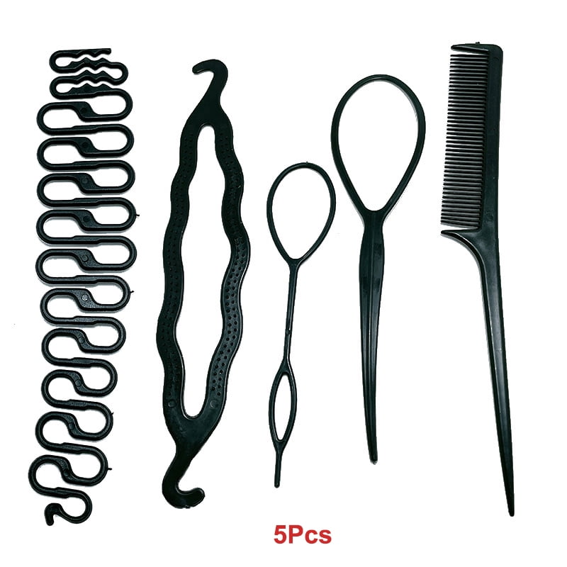 Braided Fishtail Ponytail Black Topsy Tail Hair Tool – Braid & Ponytail ...