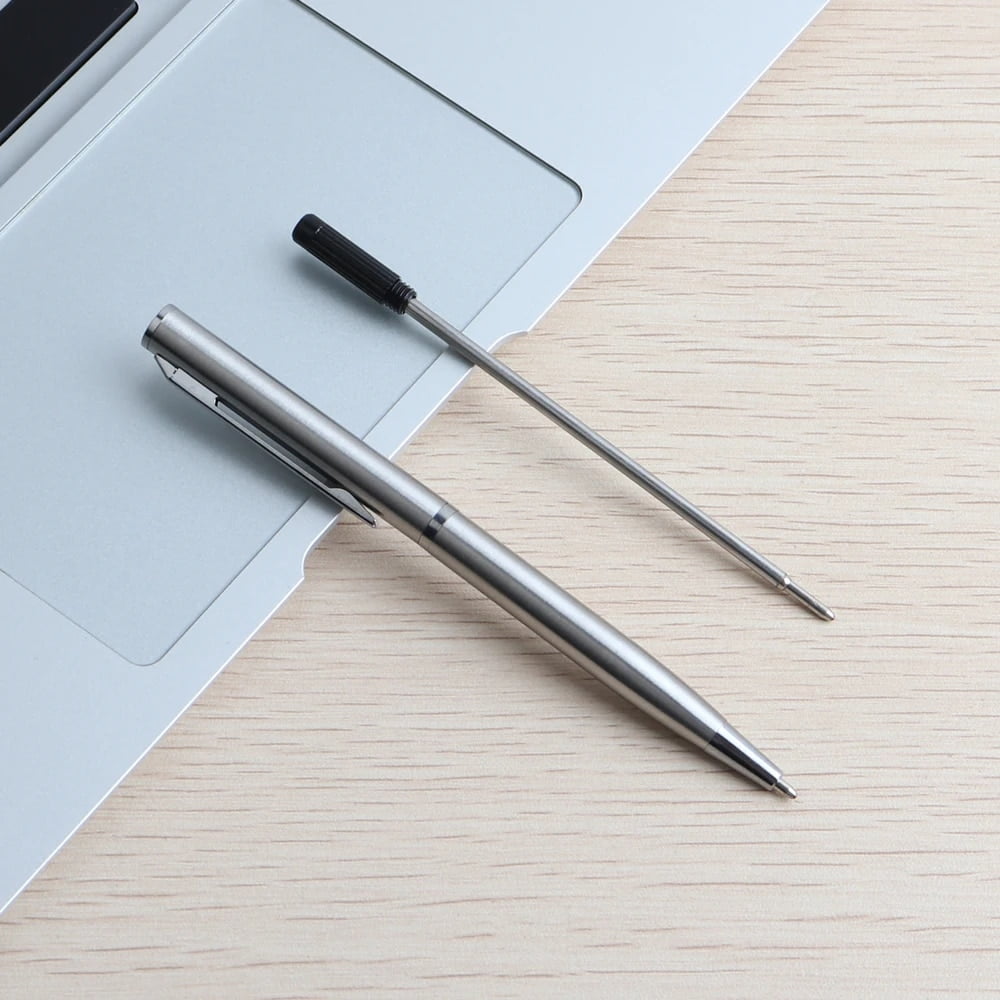 2/11/20Pcs Mini Metal Ballpoint Pen Rotating Pocket-size Pen Portable ...