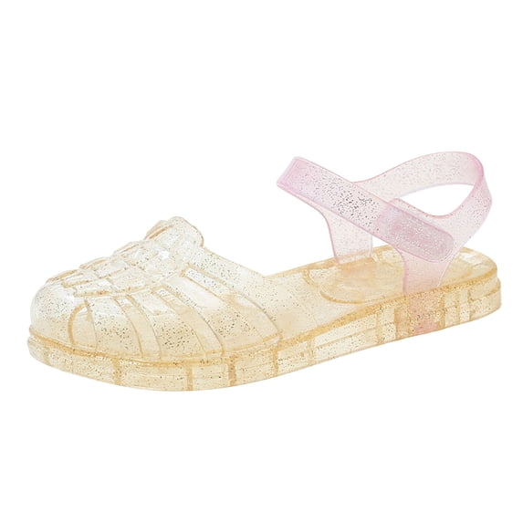 (2-11Years) Boys Girls Gradient Color Roman Sandals Closed Toe Hollow ...
