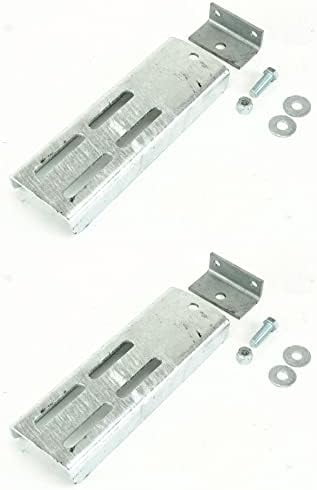 (2)- 12" Tall Boat Trailer Bunk Brackets Heavy Duty Double U Bolt ...