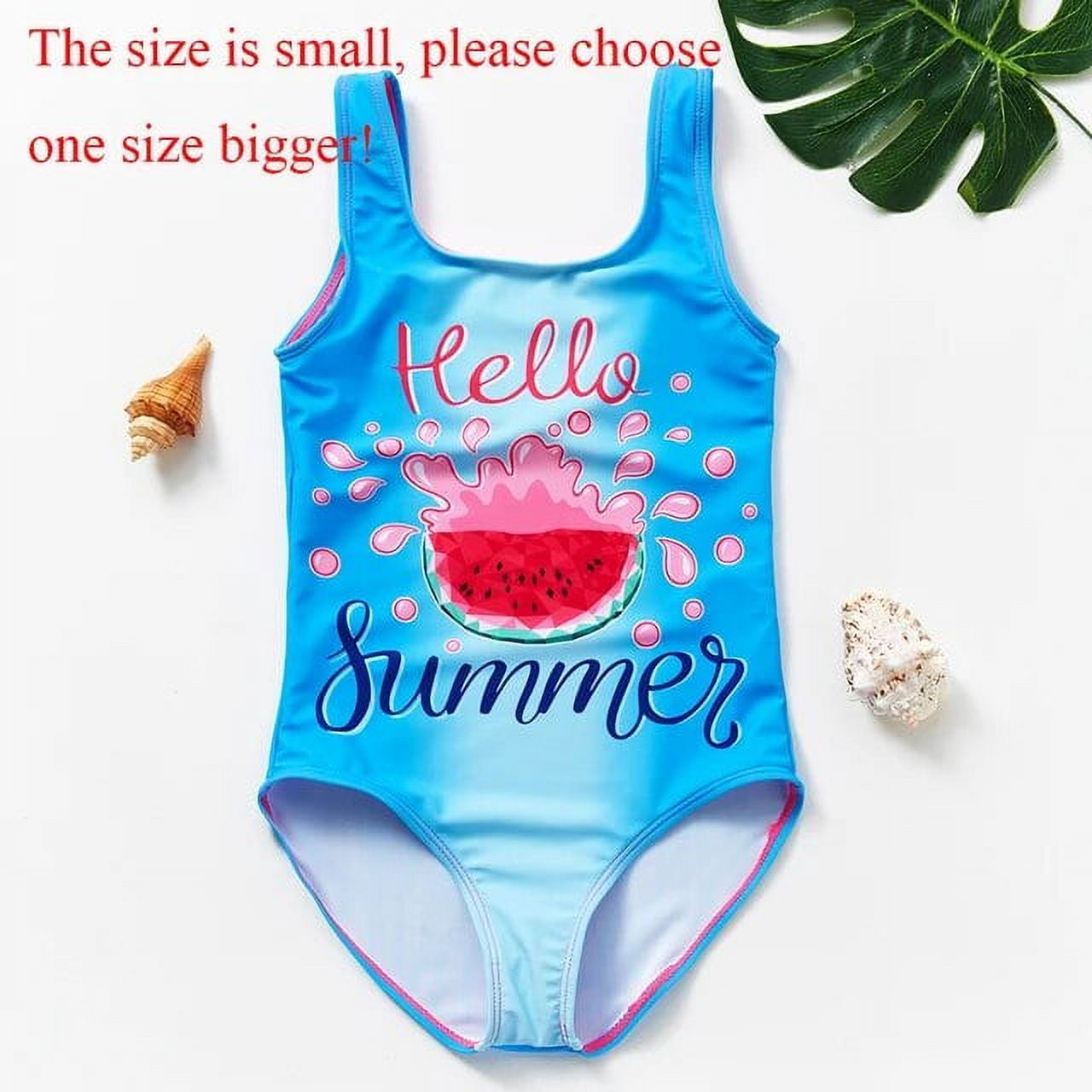 2-12Y Girls swimwear 2022 New Girls swimsuit one piece Children ...