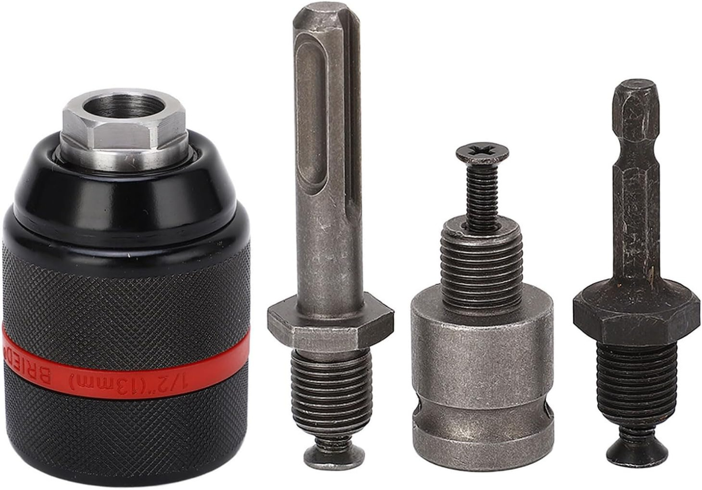 2-13mm Keyless Drill Chuck Metal Heavy Duty 1/2''-20UNF with SDS-Plus ...
