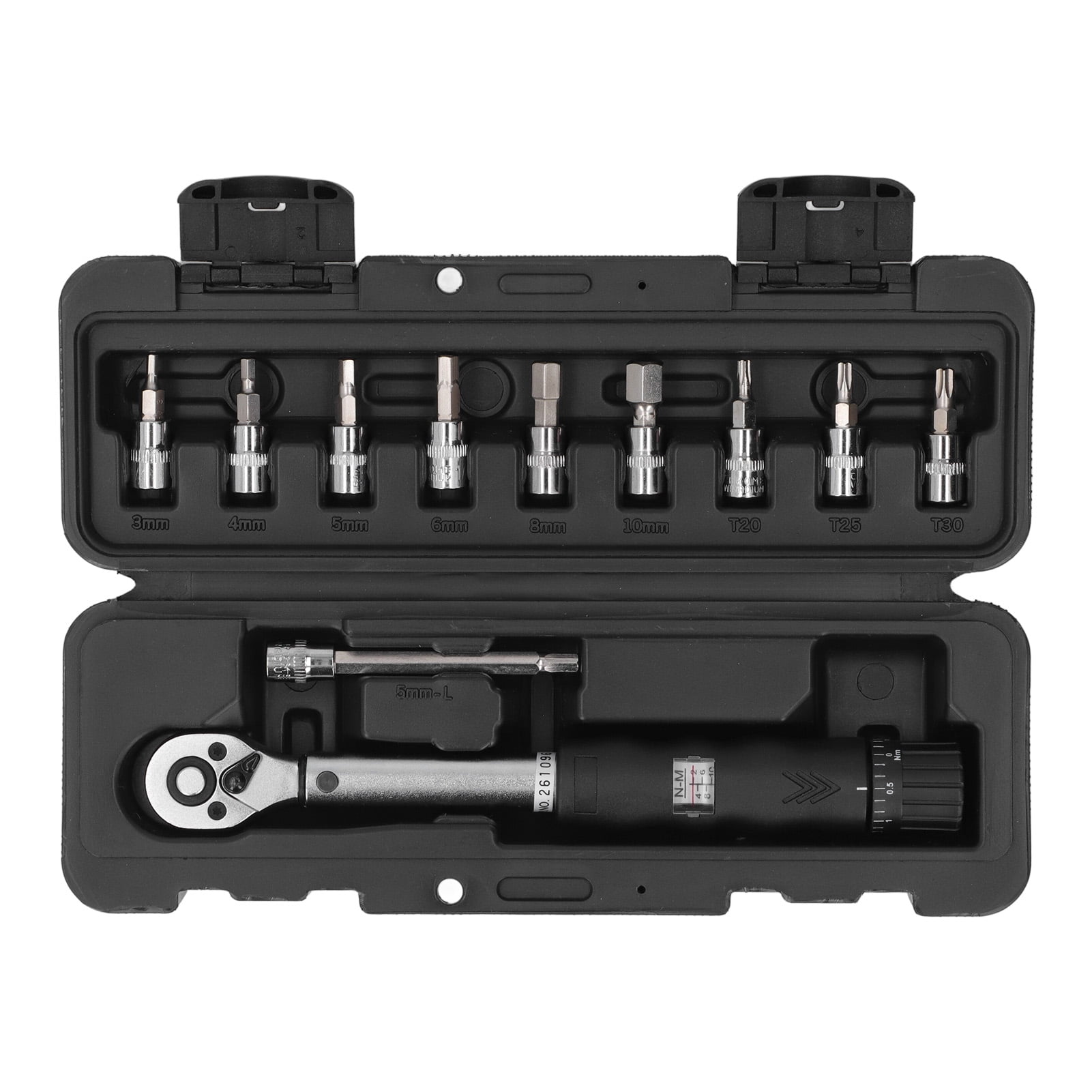 2-14NM, with 9 Sockets, 1/4 Drive 2-Way Rotation Adjustable Torque ...