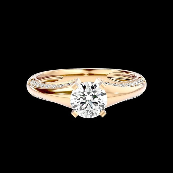 2.15 Carat Lovely Round Cut IGI Certified Lab Grown Diamond Engagement ...