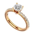 2.15 Carat Round Cut IGI Certified Lab Grown Diamond Shiny Bridal Ring ...
