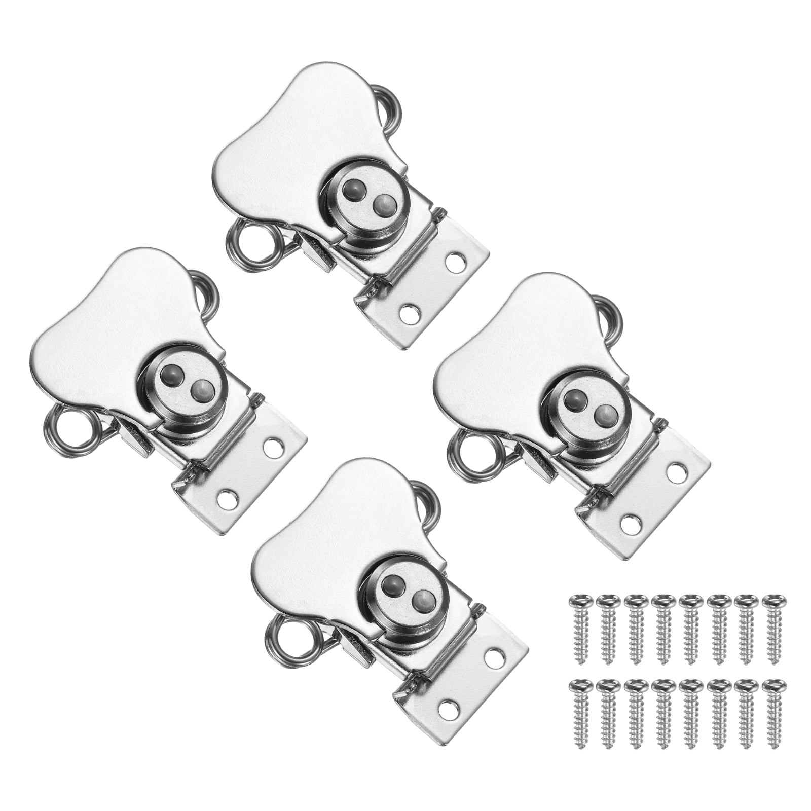 2.17x2.05" Spring Loaded Butterfly Twist Latch, 4Pcs Steel Twist Latch ...