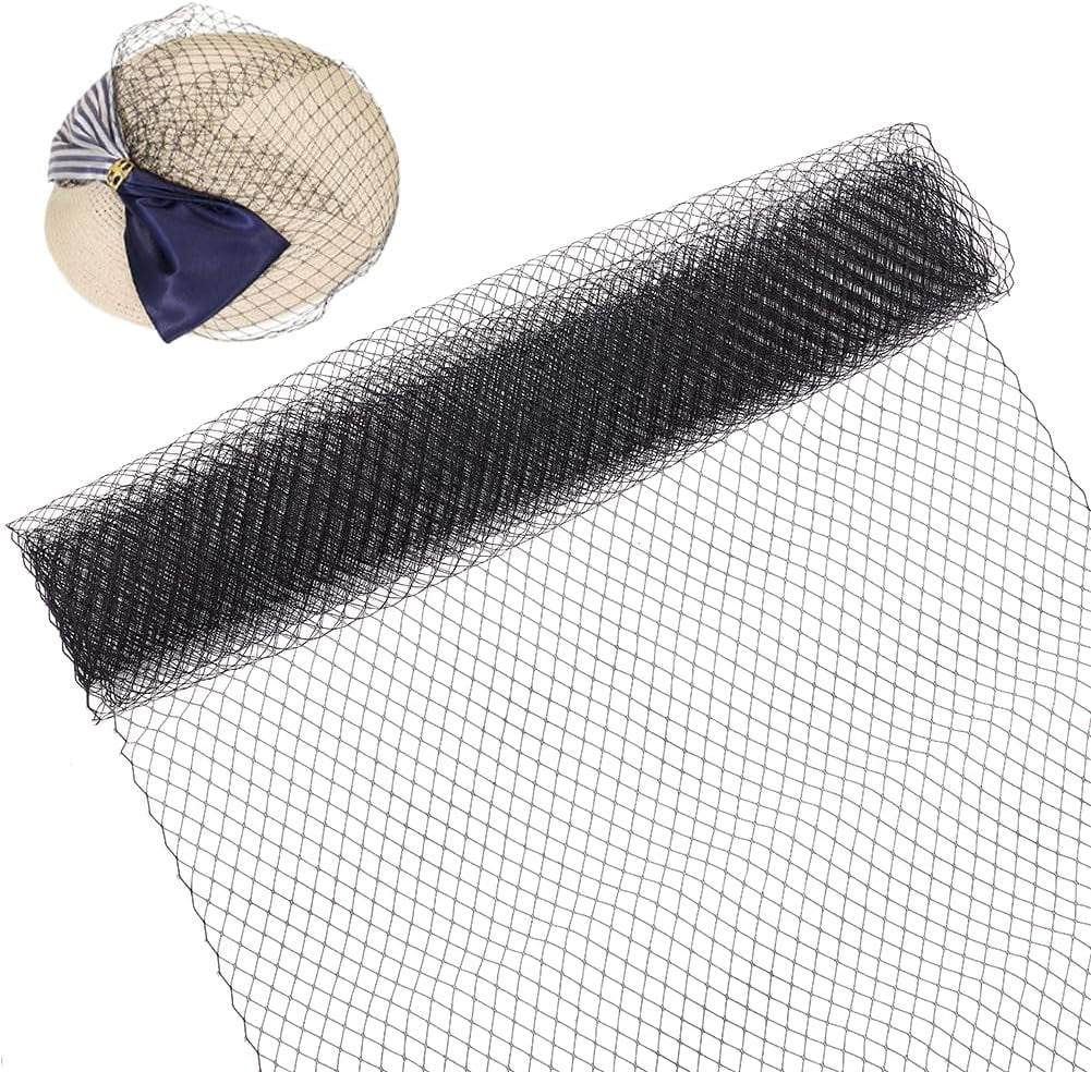 2.18 Yards Birdcage Veil Netting Fabric 17inch Wide Organza Tulle ...