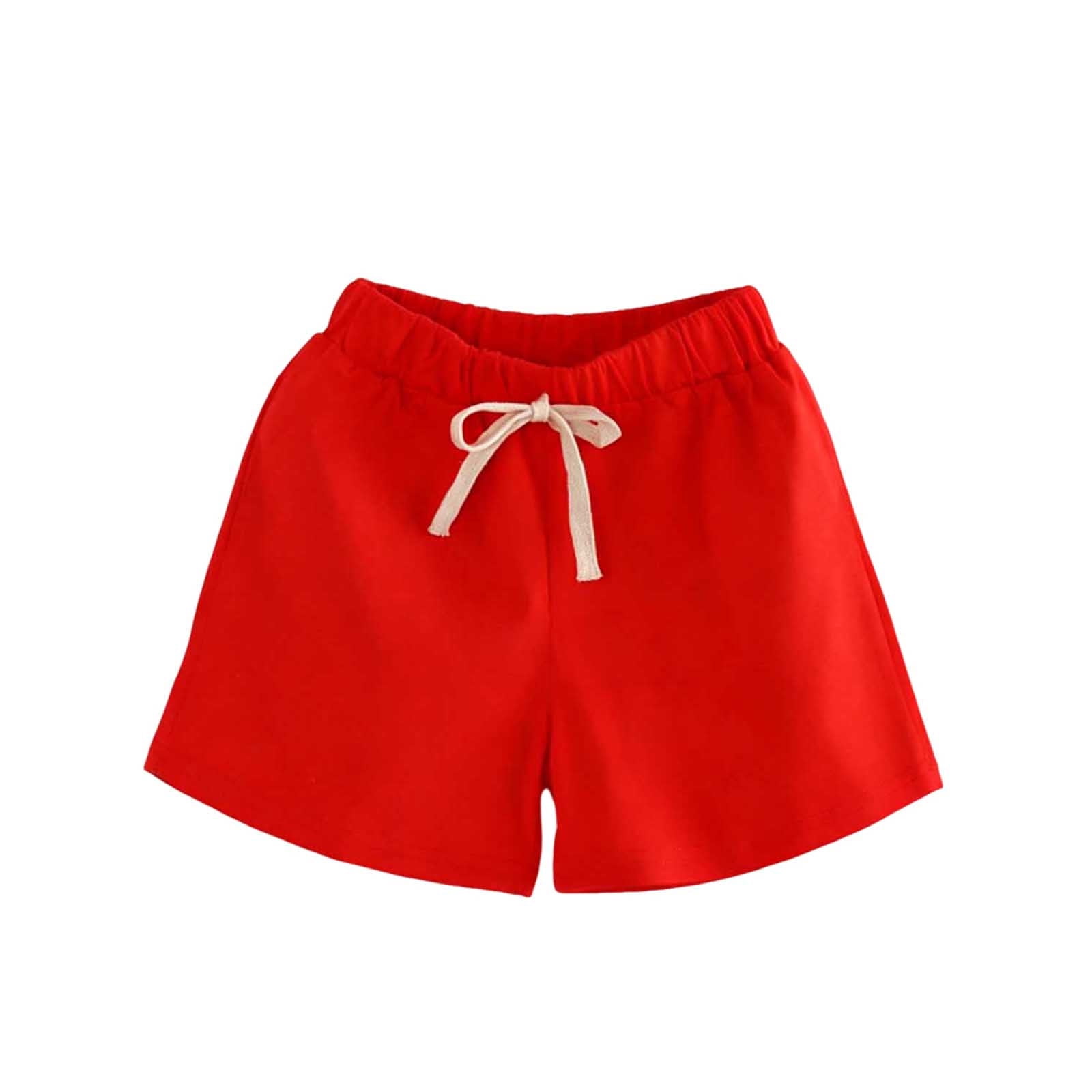 2-18 Year Girls Sweat Bermuda Shorts, Toddler Kids Elastic Waist ...