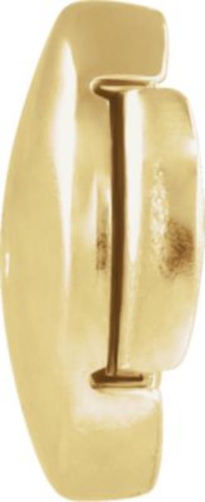 2 - 18K Yellow Gold Guardian II® Earring Back with 7.1 mm Pad - Walmart.com