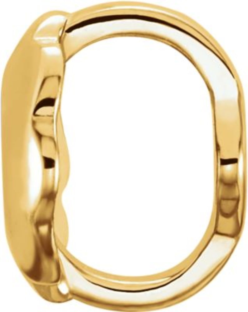 2 - 18K Yellow Gold Threaded Earring Back with 4.5 mm Pad - Walmart.com